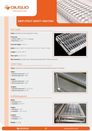 Grip strut-safety-gratings | PDF