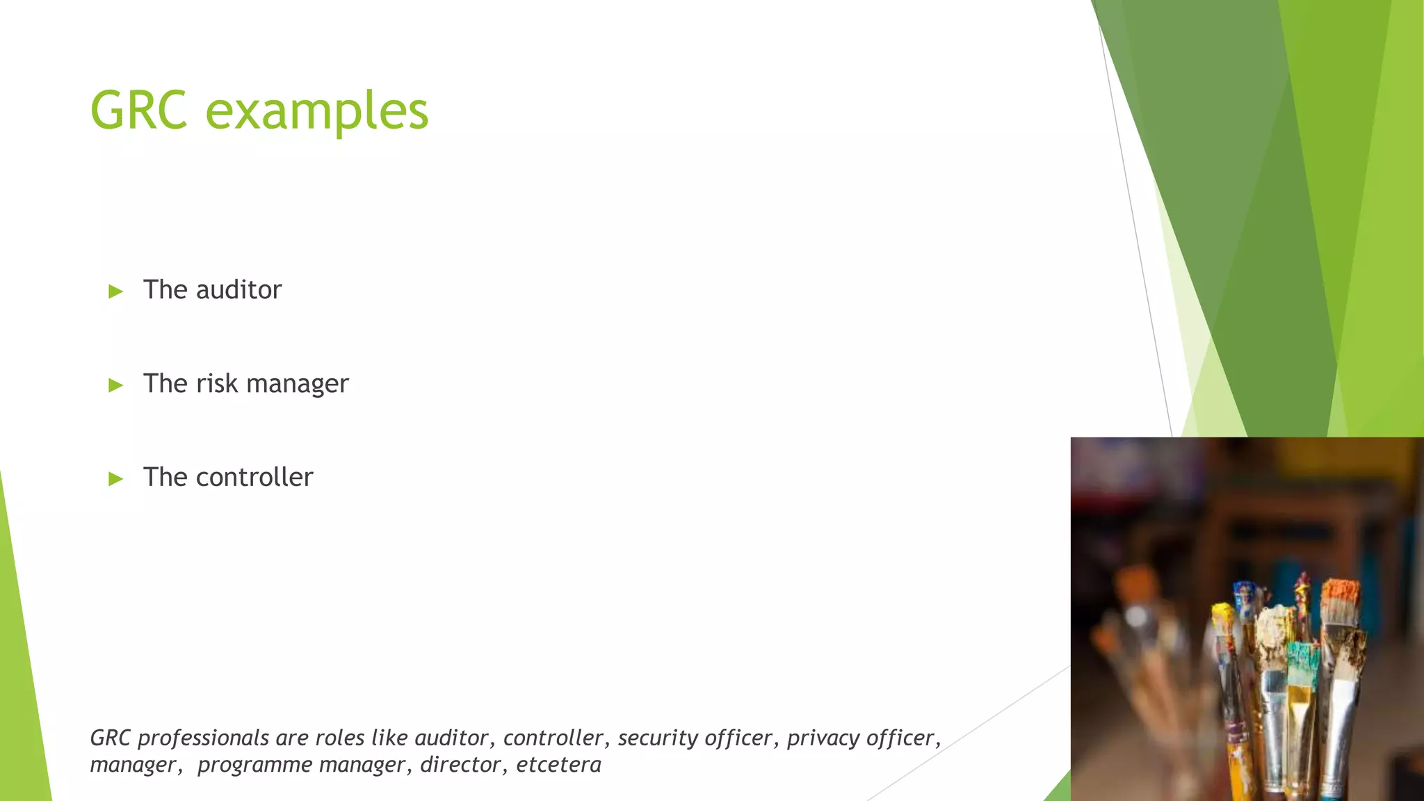 When agile meets governance, risk and compliance (GRC) | PPTX