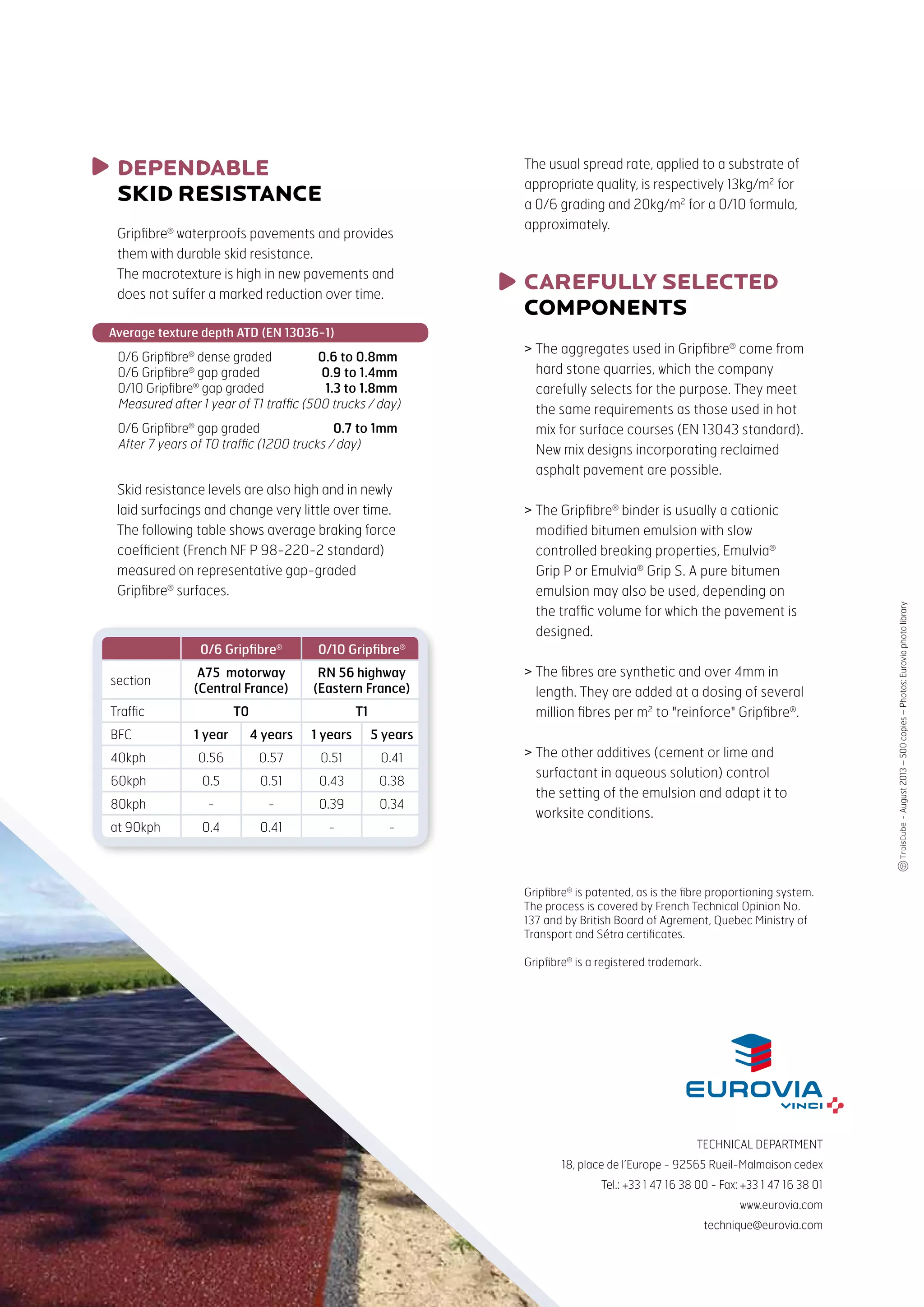 Gripfibre® - Strong skid resistance | PDF
