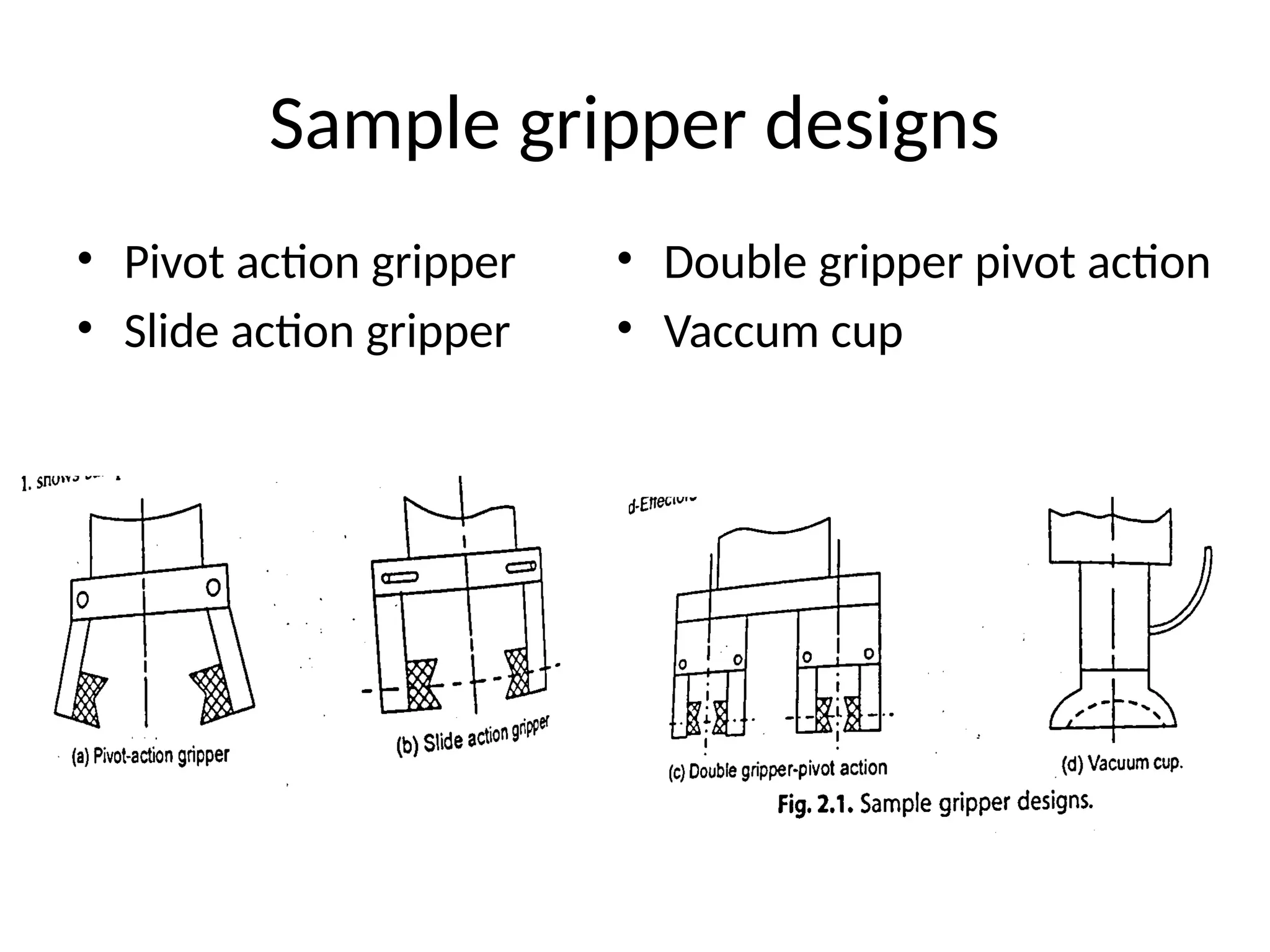Gripper mechanism for Robotic arm design .ppt