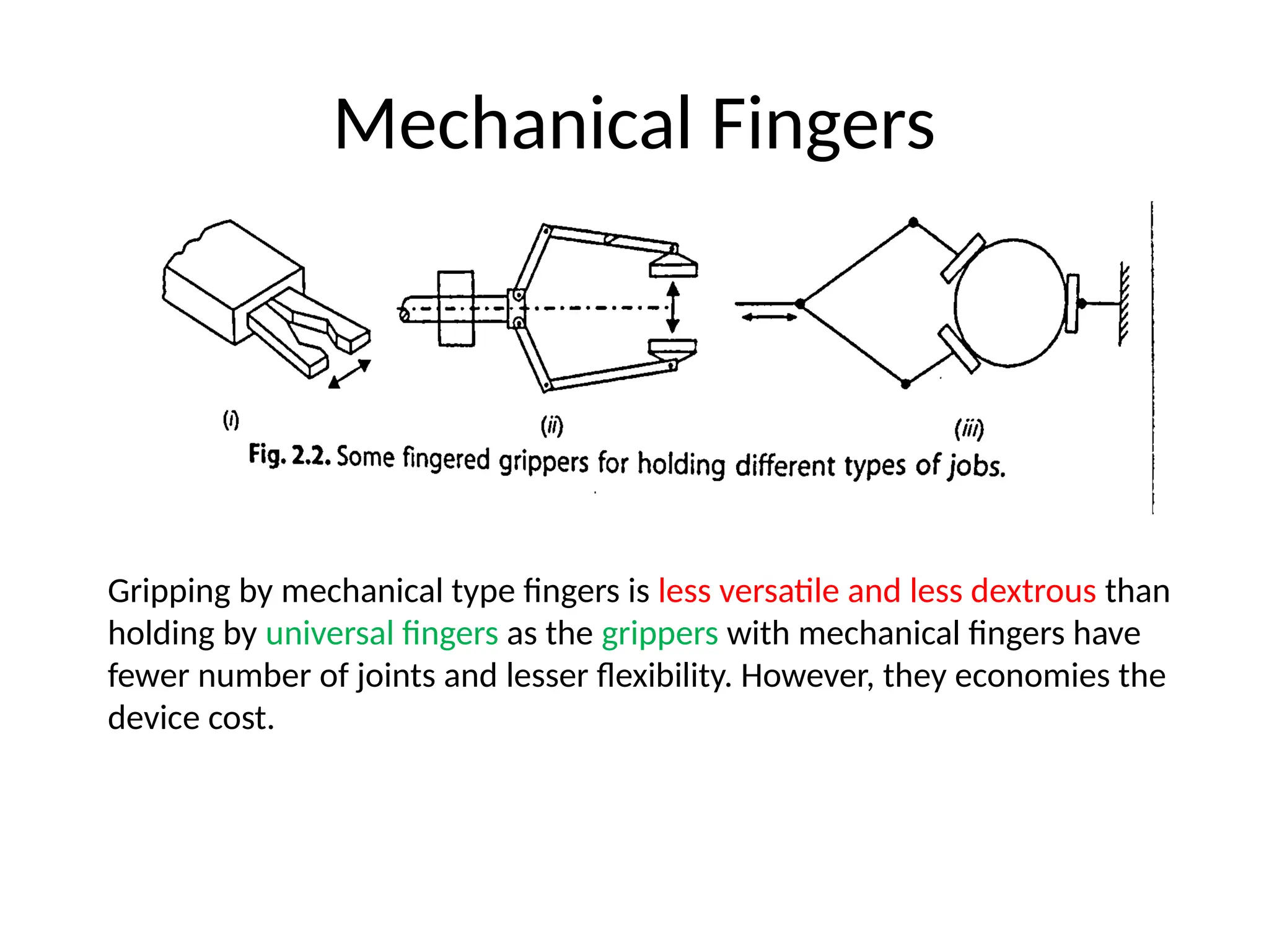 Gripper mechanism for Robotic arm design .ppt