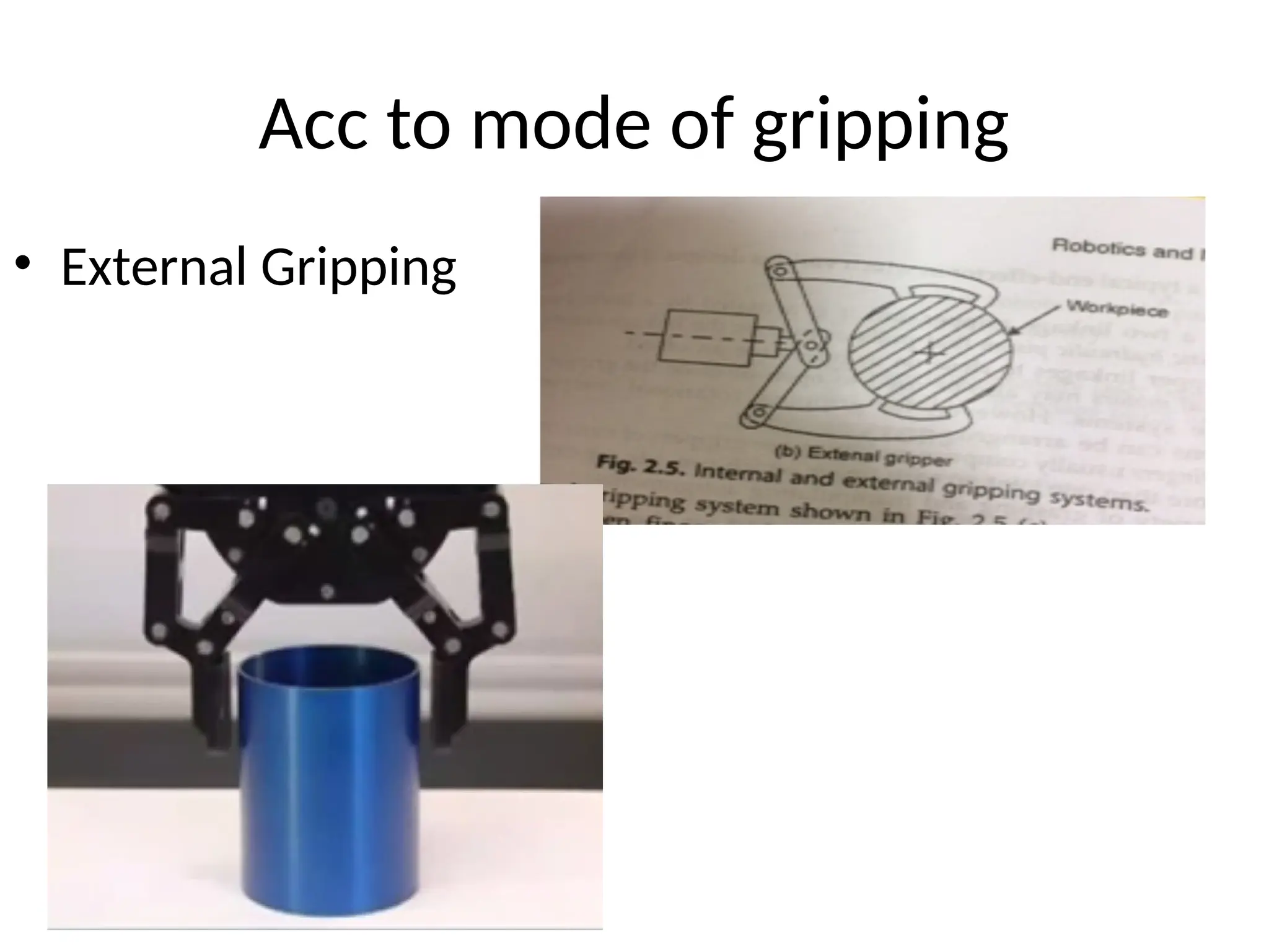 Gripper mechanism for Robotic arm design .ppt