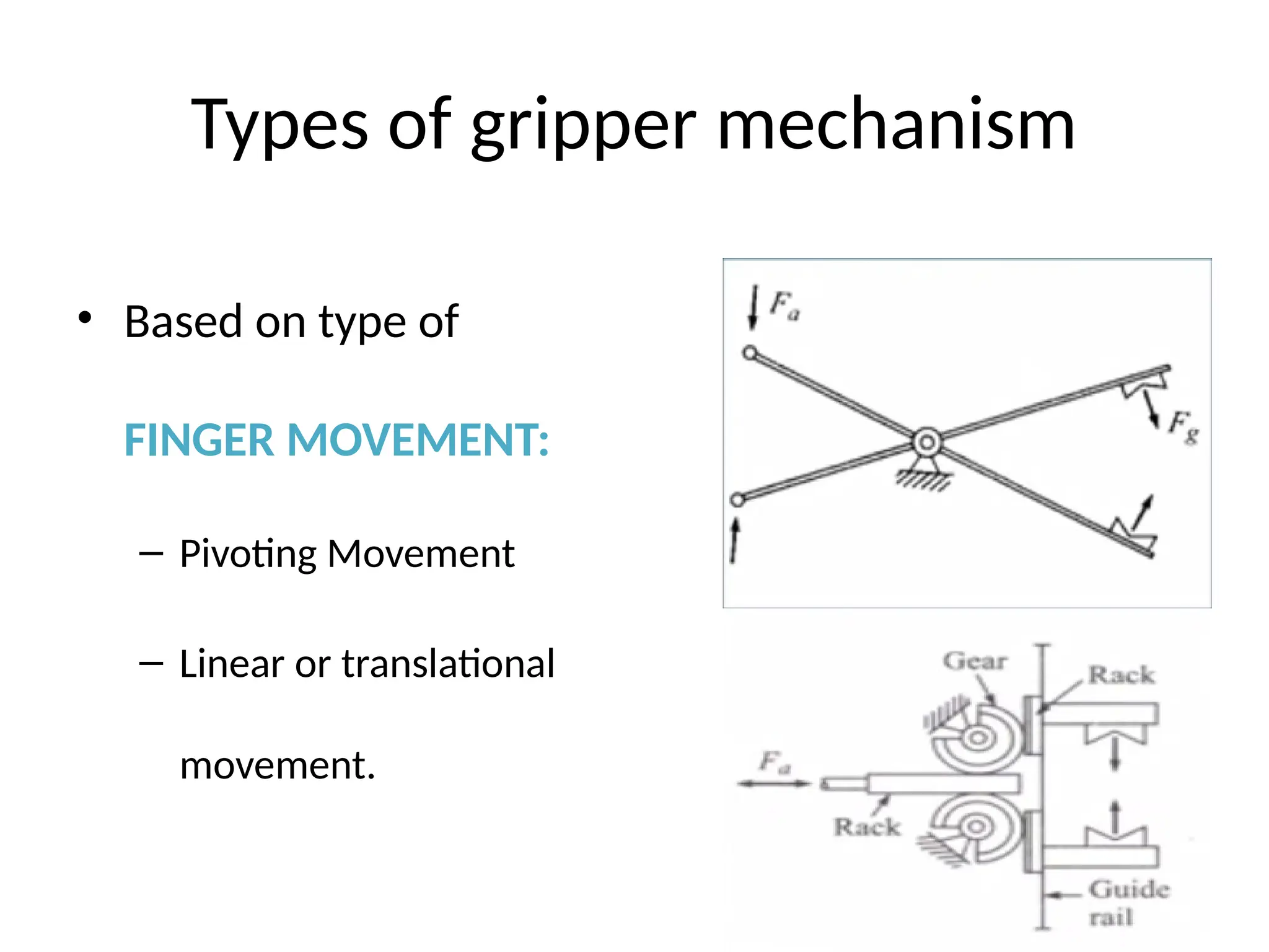 Gripper mechanism for Robotic arm design .ppt