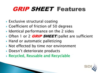 SDI Packaging - Grip Sheet | PDF