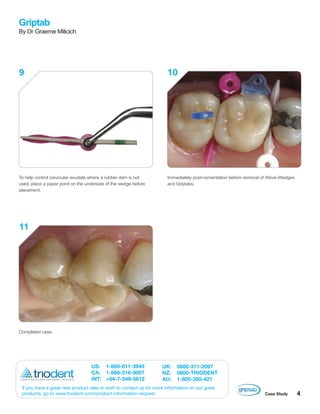 Griptab Clincial Case Study by Dr Graeme Milicich | PDF
