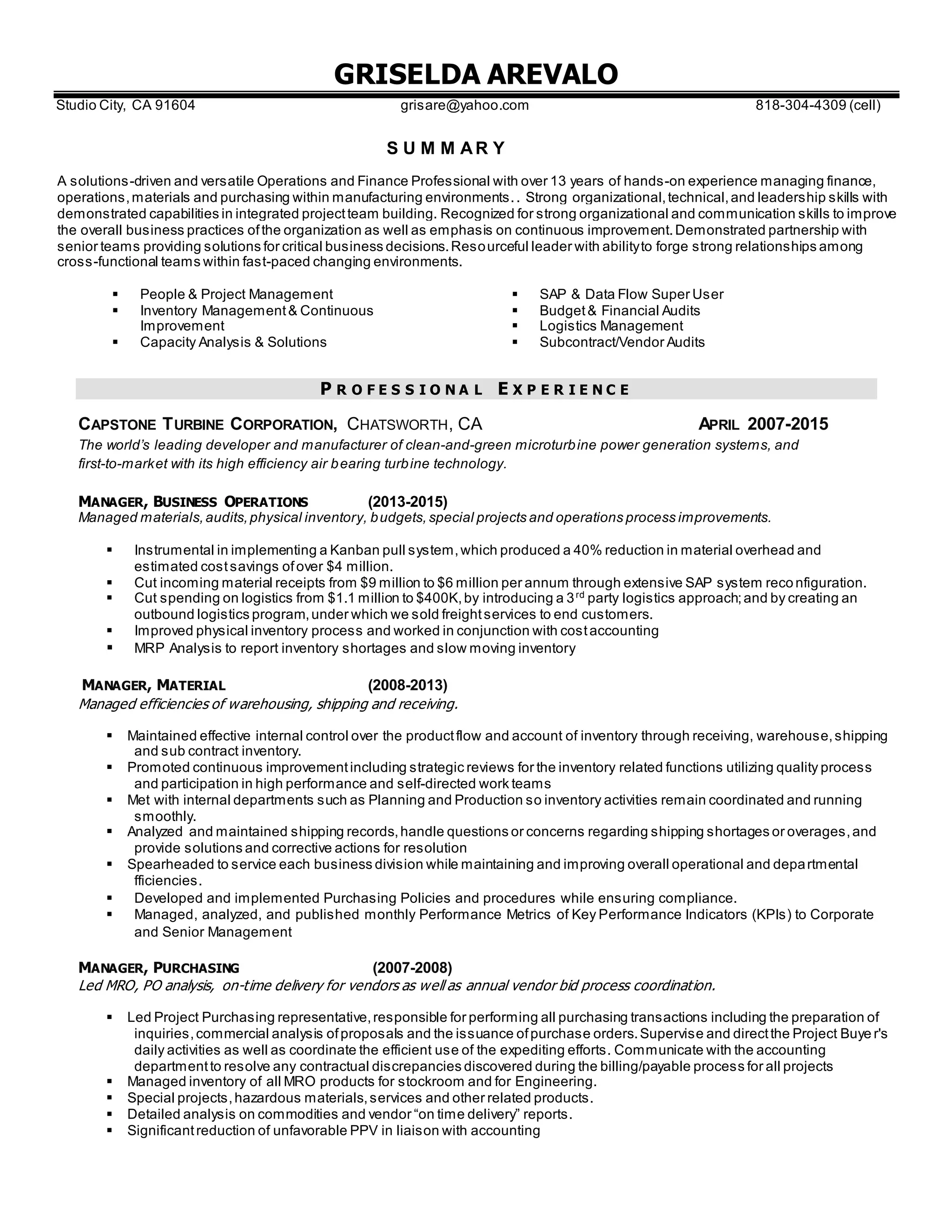 Griselda Arevalo Resume | DOCX