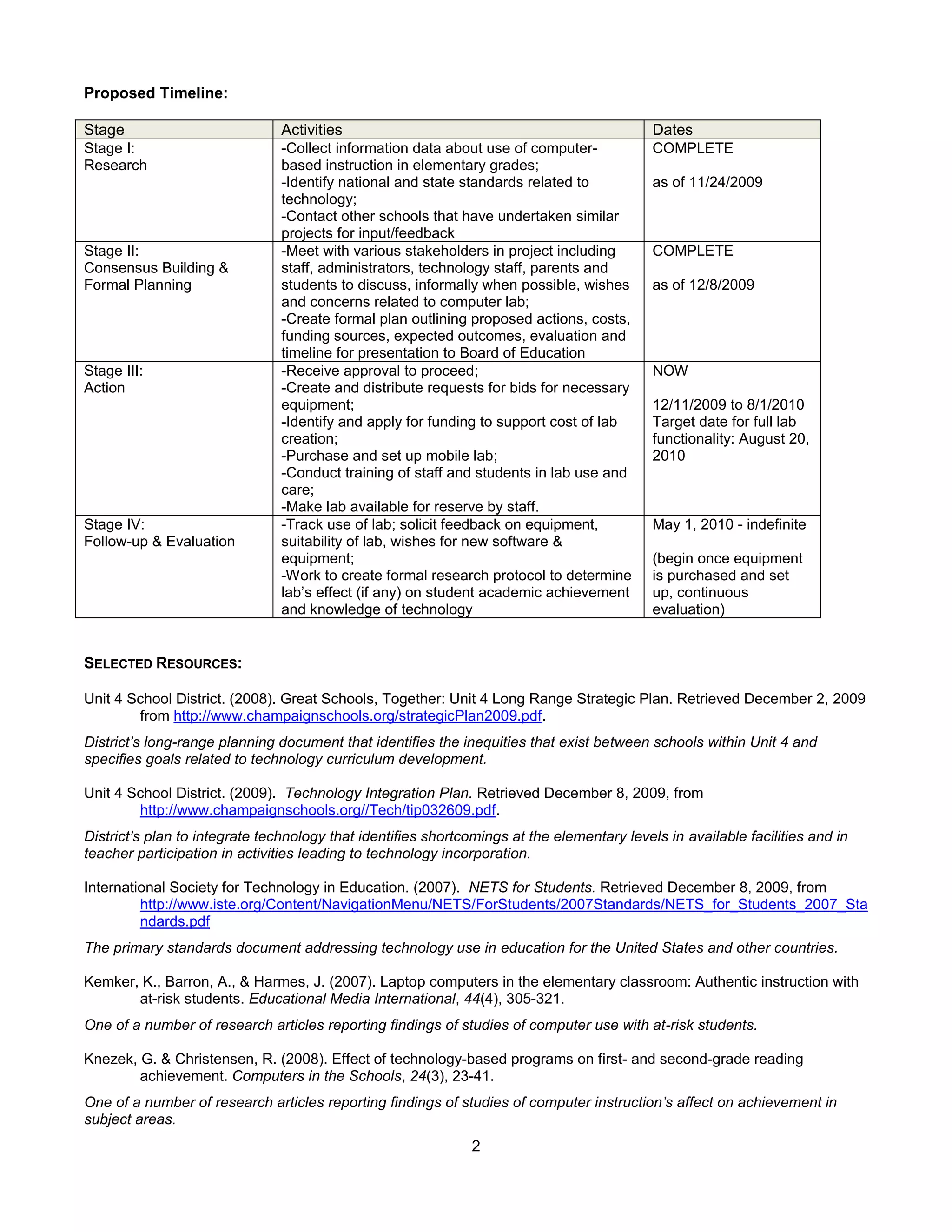 Mobile Computer Lab - Board Document | PDF