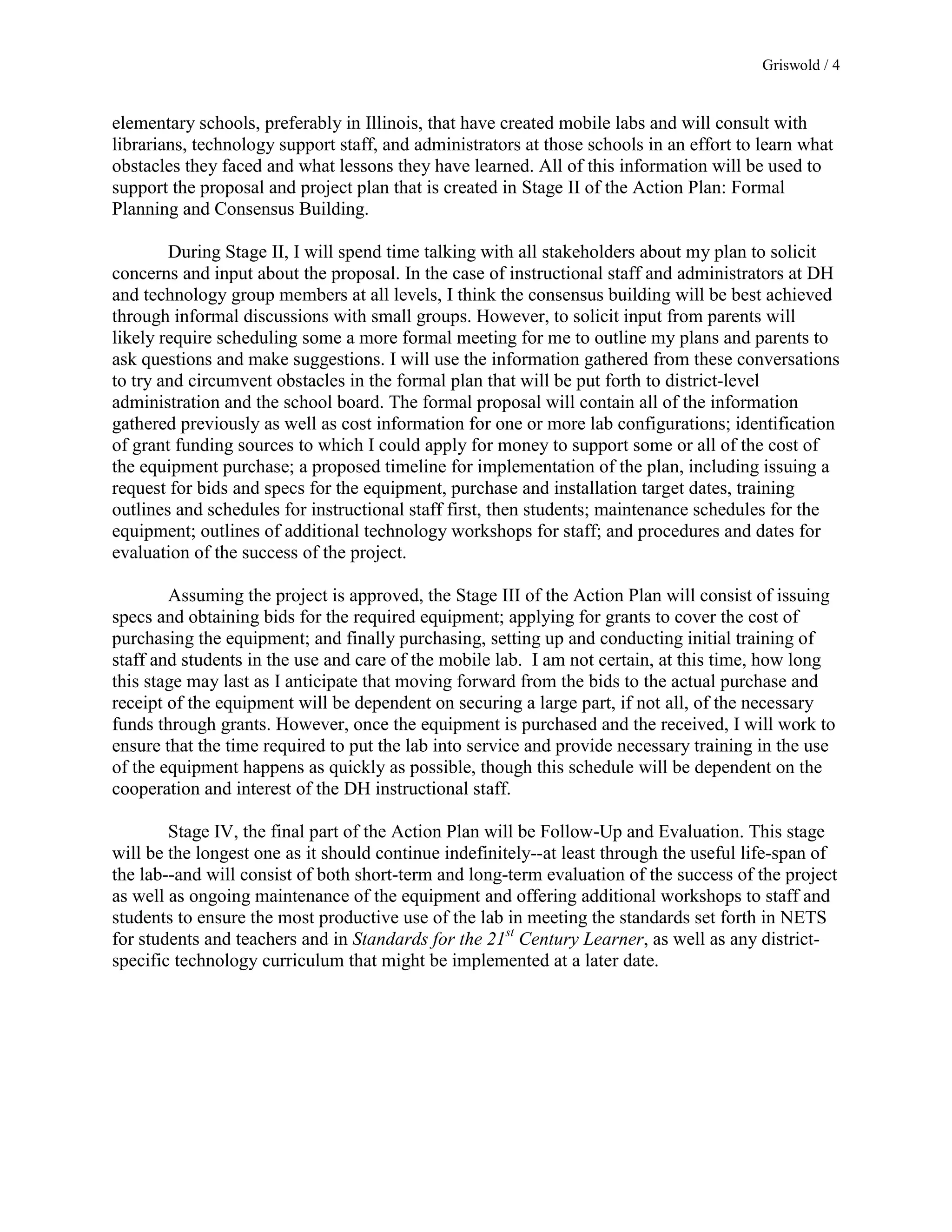 Mobile Computer Lab Narrative | PDF