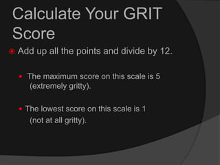 Grit | PPTX
