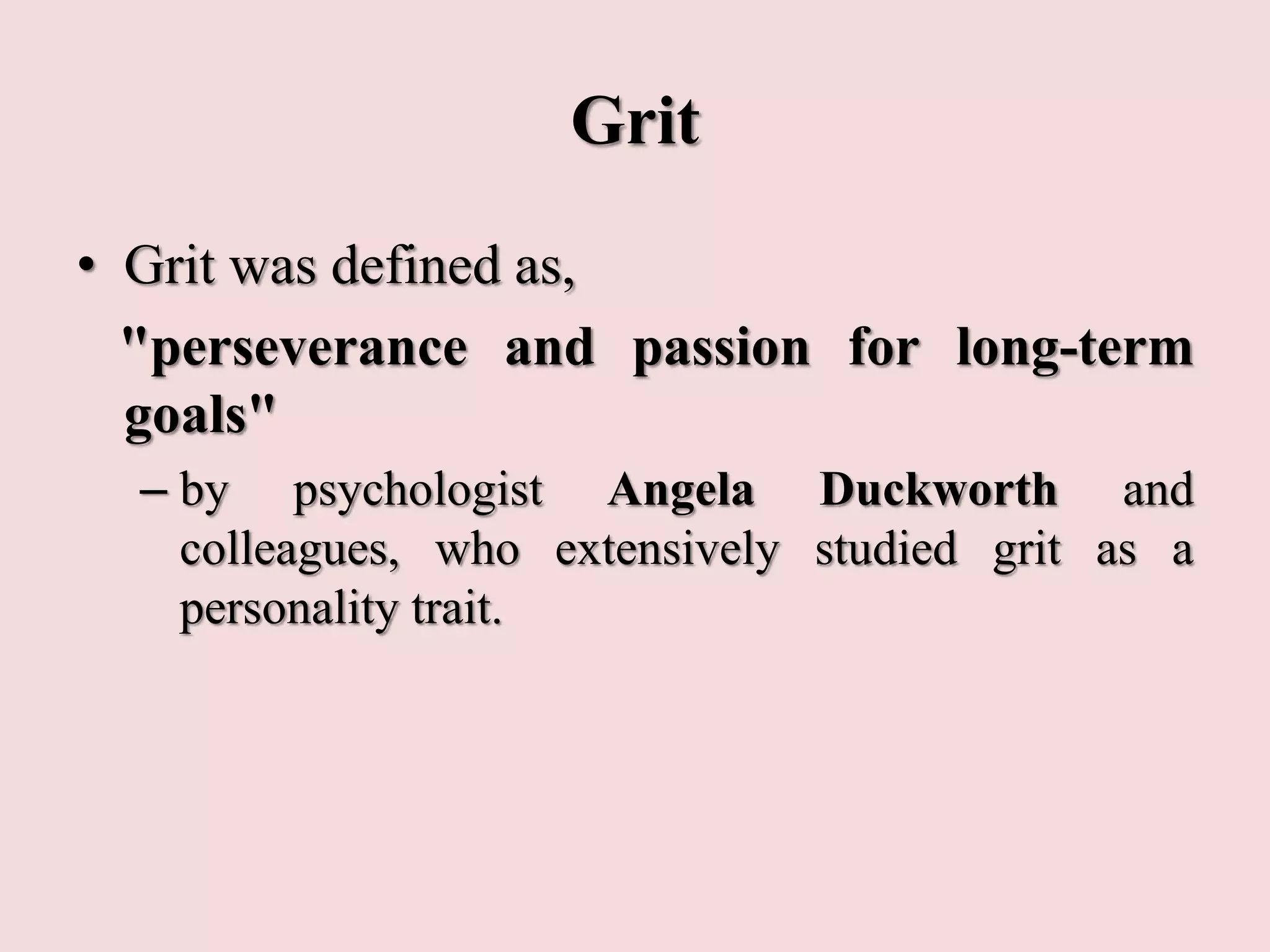 Grit | PPTX