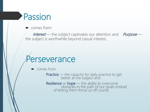 Grit and growth mindset | PPTX