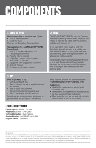 Grit cardio 02 choreography booklet | PDF