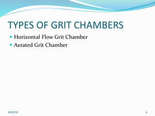 Grit chambers | PPTX