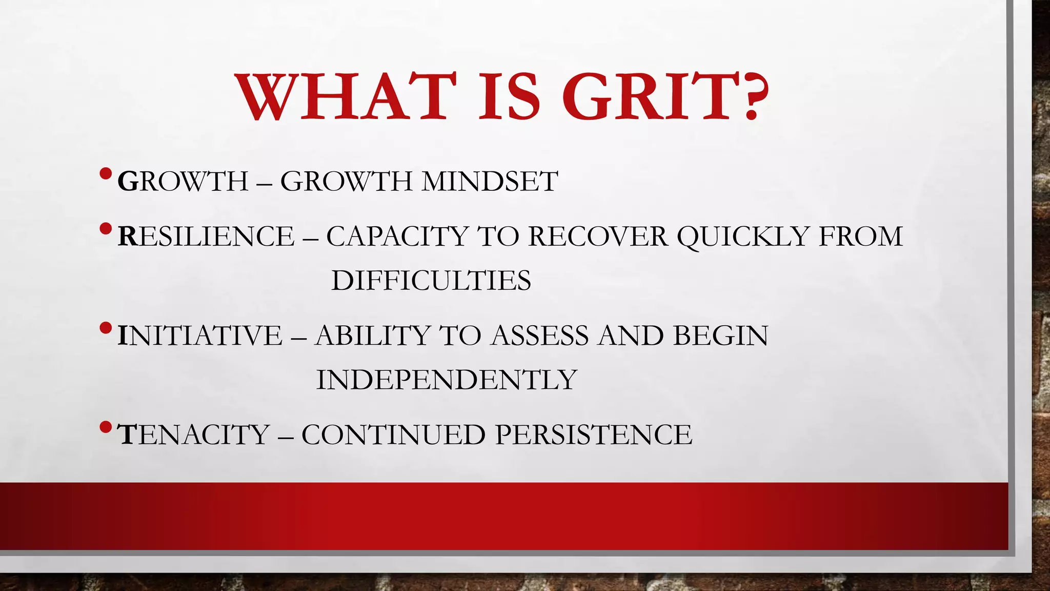Grit workshop - Brittani | PPTX