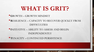 Grit workshop - Brittani | PPTX