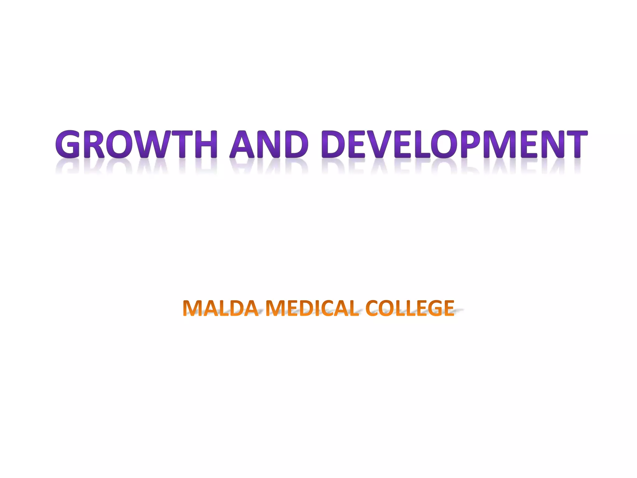 Growth and development | PPT