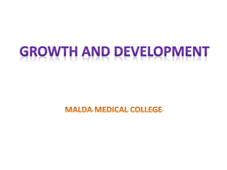 Growth and development | PPT
