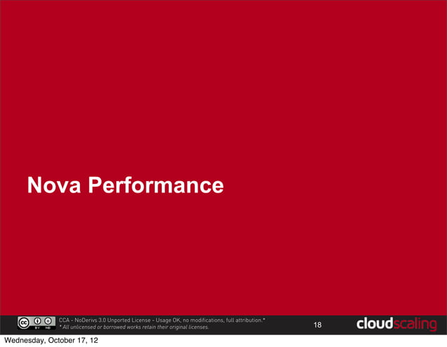 OpenStack Summit :: Profiling the Nova Scheduler | PPT