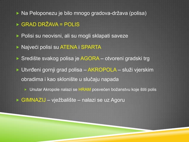 Grčki gradovi države | PPTX