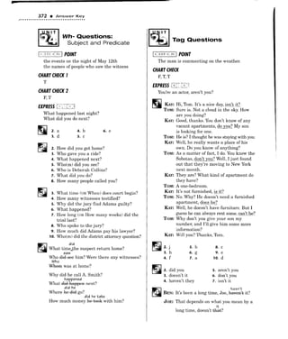 Grmmar week 2b answer key | PDF
