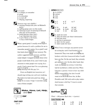 Grmmar week 3b answer key | PDF