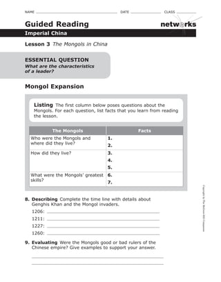 Gr mongols in china | PDF