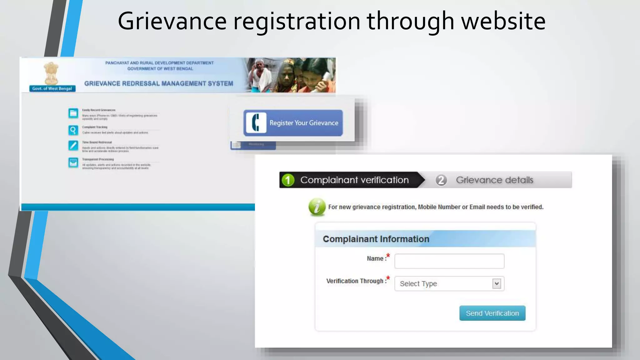Grievance Redressal Management System Presentation | PPTX