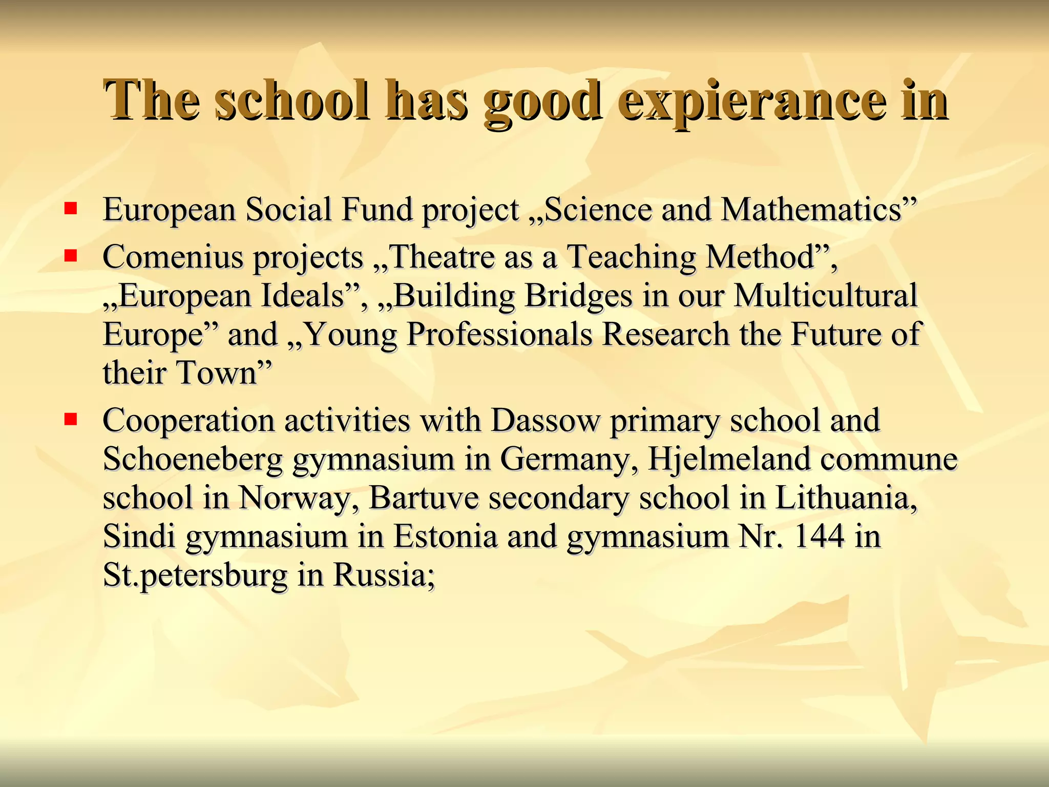 Grobinas gimnazija[1] | PPT | Secondary Education | Education