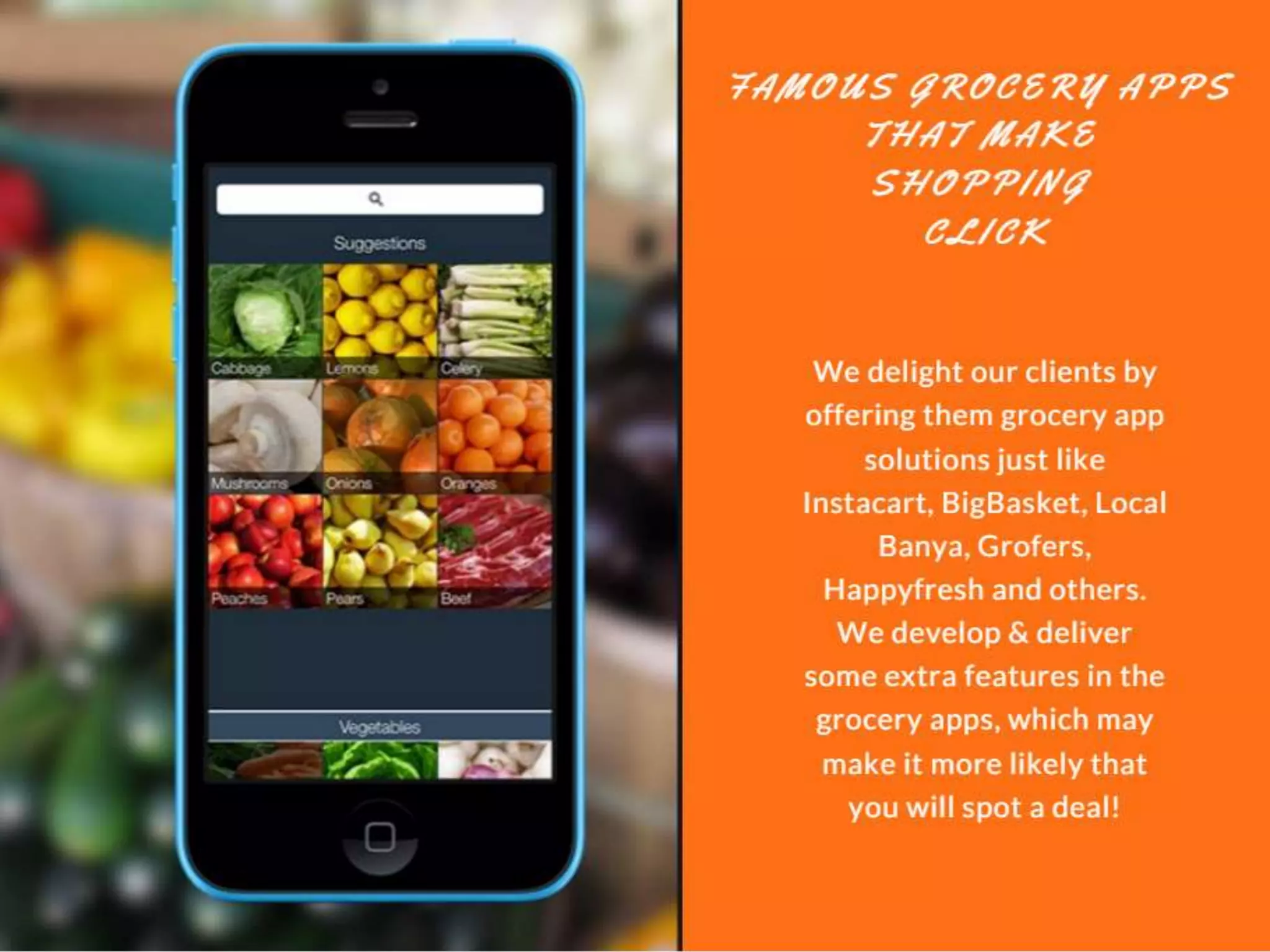 Grocery delivery app development | PPT