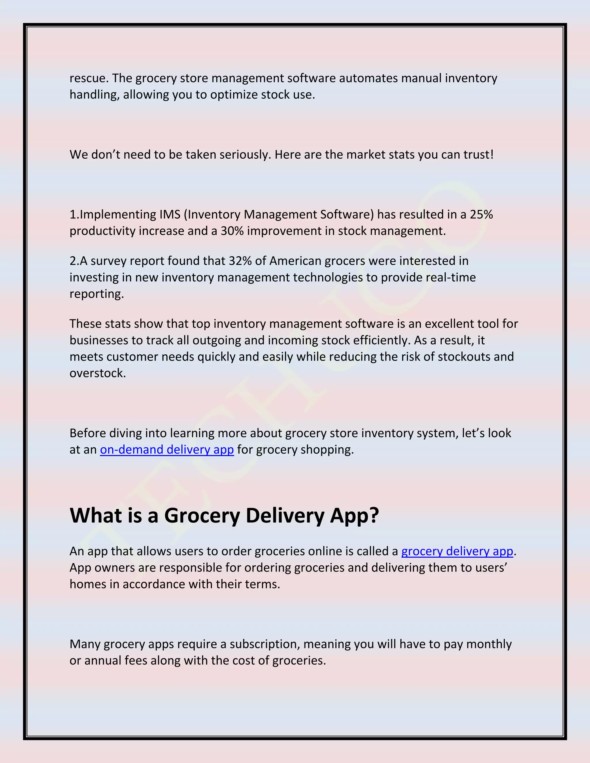 Grocery Inventory Management Software Development in 2023.pdf | Grocery ...