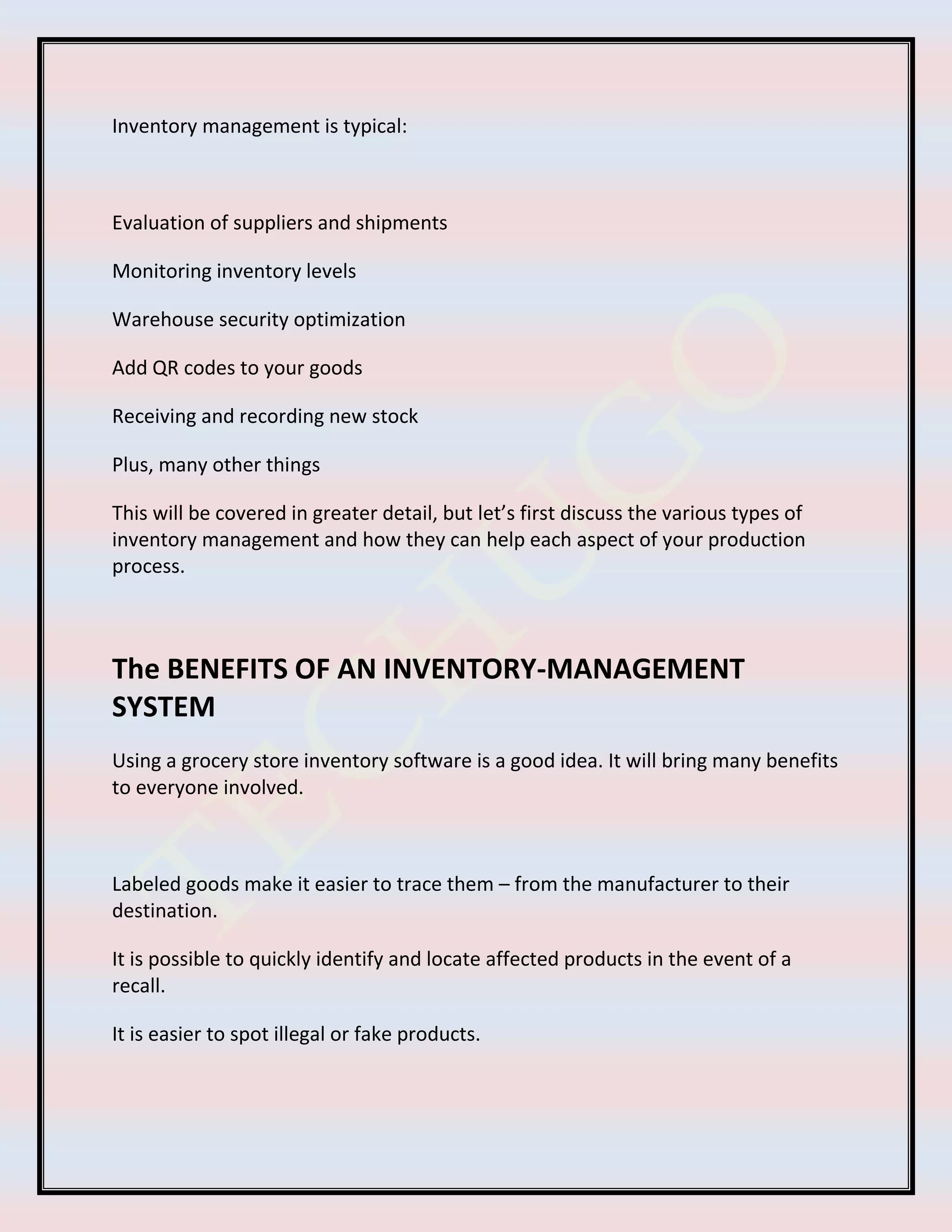 Grocery Inventory Management Software Development in 2023.pdf | Grocery ...