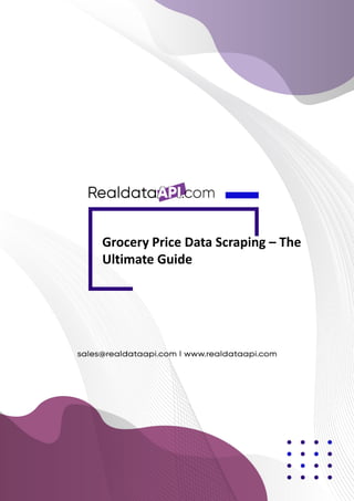 Grocery Price Data Scraping – The Ultimate Guide.pdf | Web Development ...