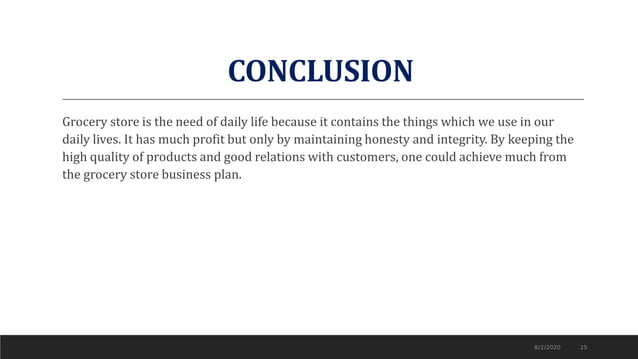 Grocery store business plan | Entrepreneurship Business Idea | Grocery ...