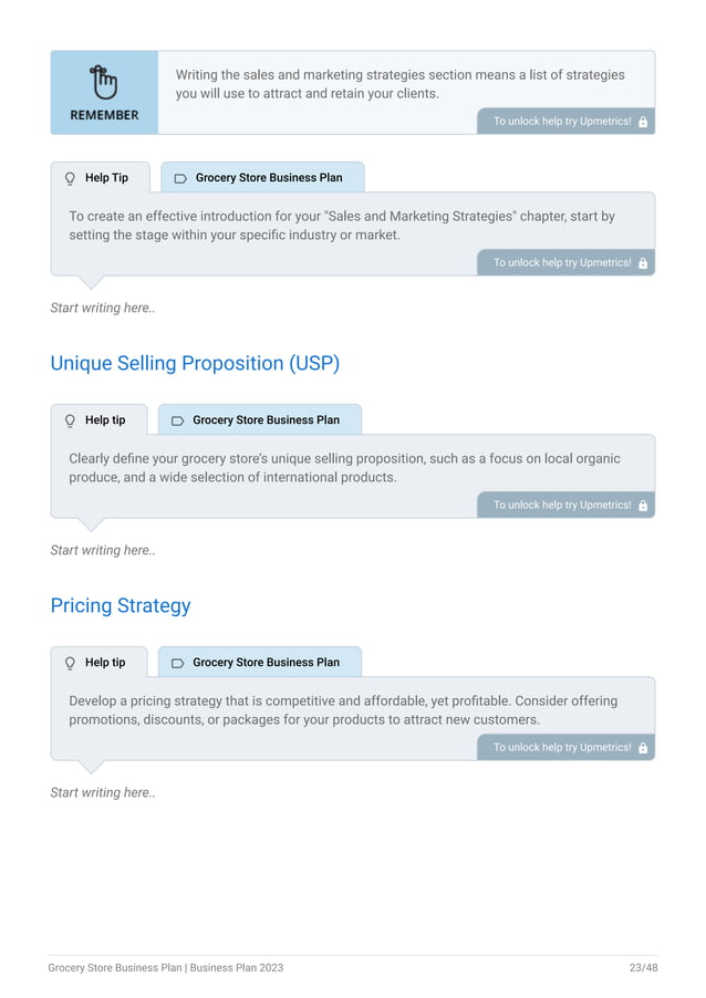 Grocery Store Business Plan Example. pdf | PDF | Business Accounting ...