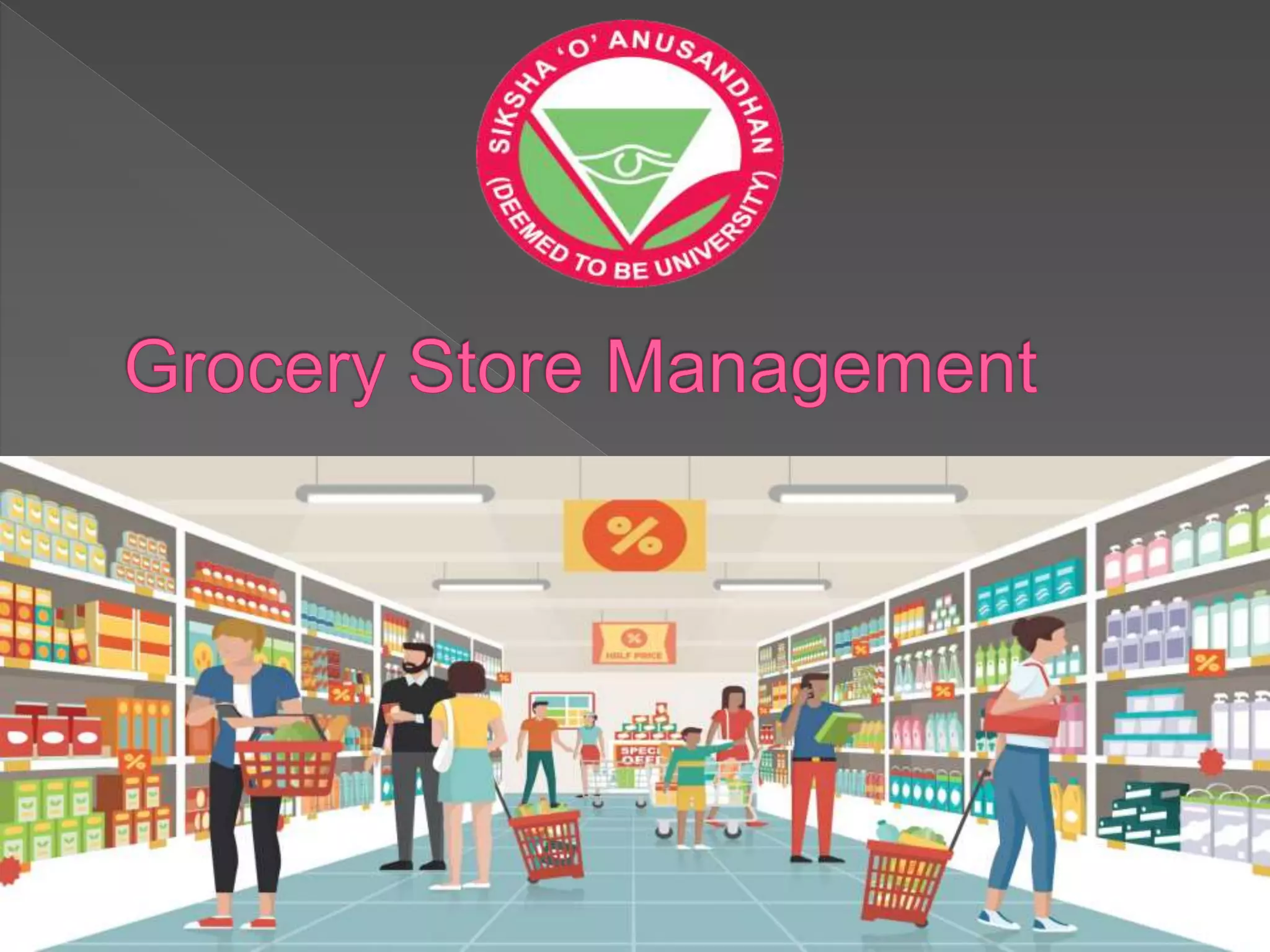 Grocery store management | PPTX