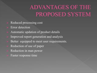 Grocery store management | PPTX