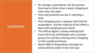Grocery Summit Consumer Survey Insights- Gannett | PPTX