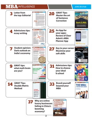 Grockit road to mba - mba intelligence june | PDF | Standardized ...