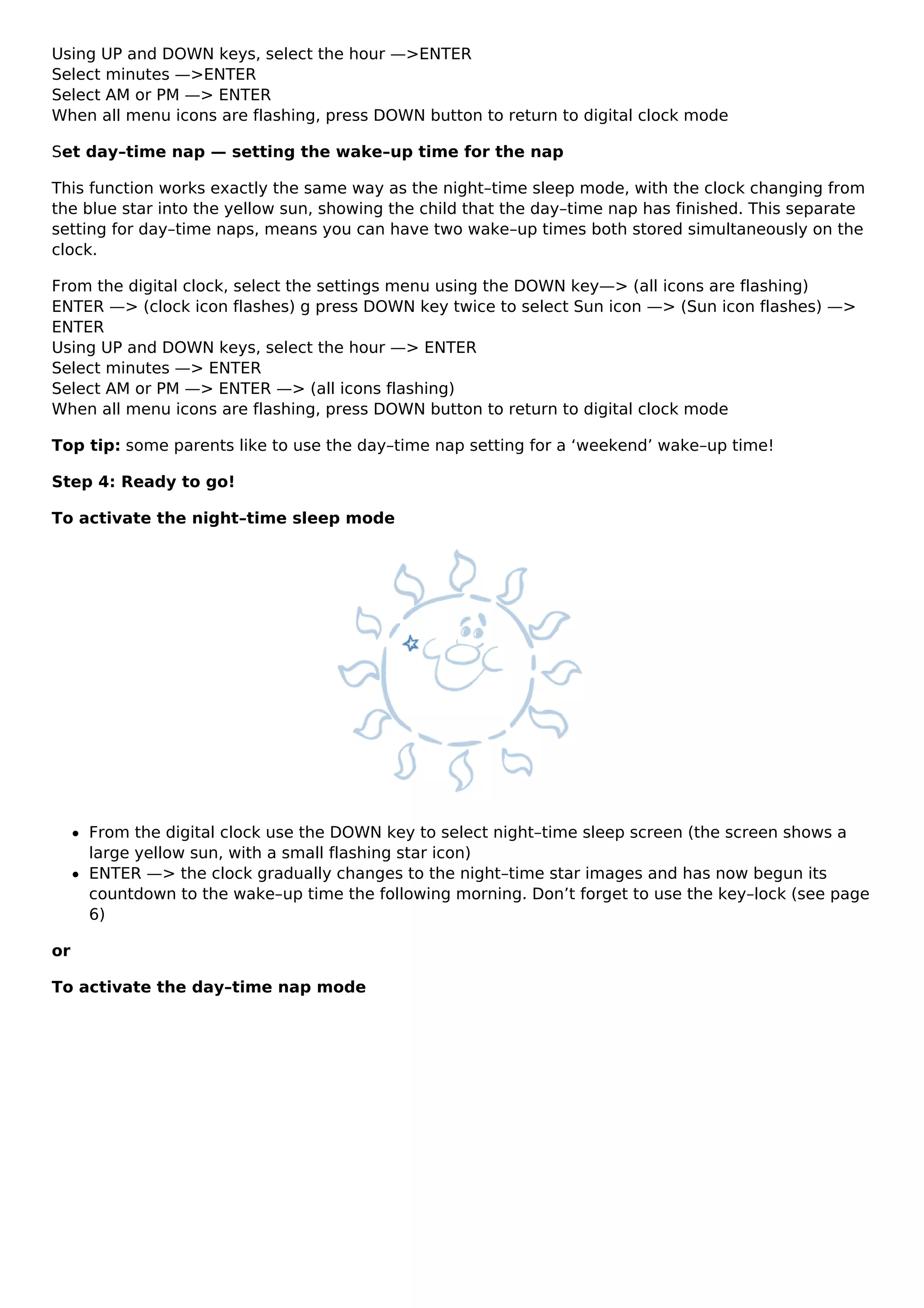 Gro clock instructions | PDF