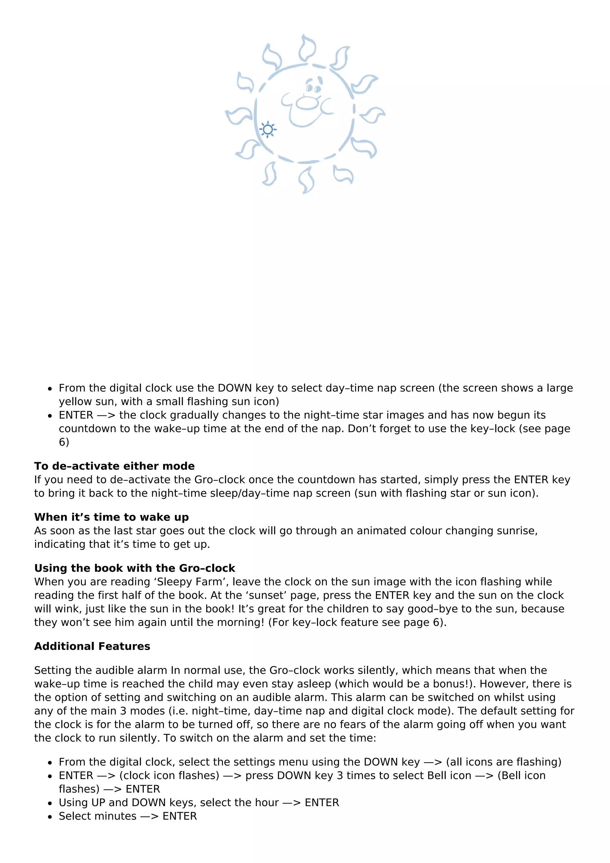 Gro clock instructions | PDF