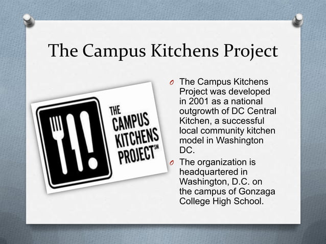 Campus Kitchen | PPTX