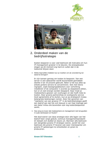 Groen ICT Leven Cyclus | PDF
