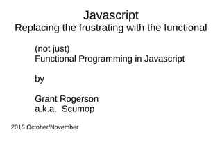 Grant Rogerson SDEC2015 | PPT