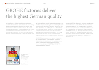 Grohe Bauline Catalogue | PDF