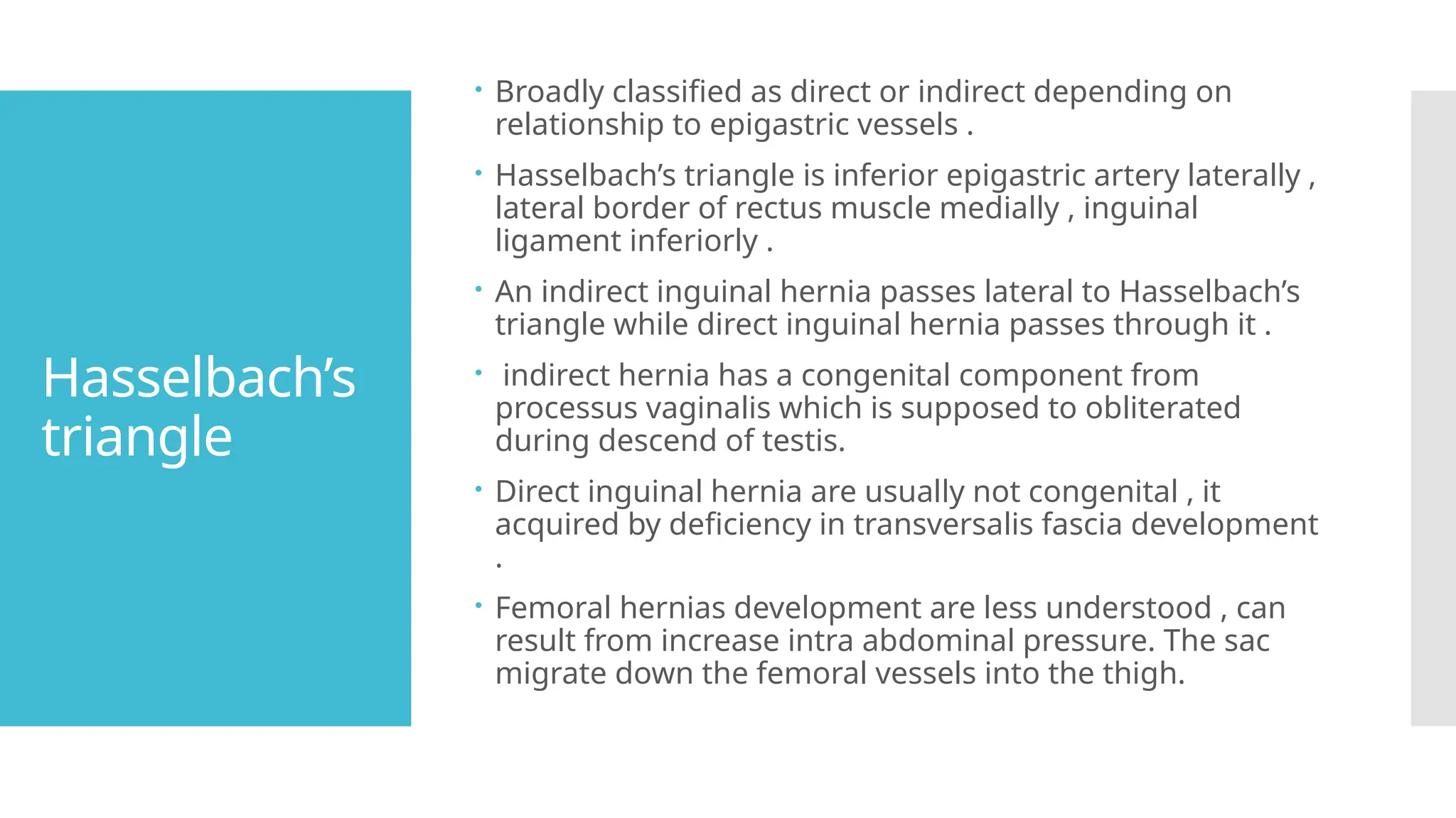 Groin Hernias types history and operations | PPT
