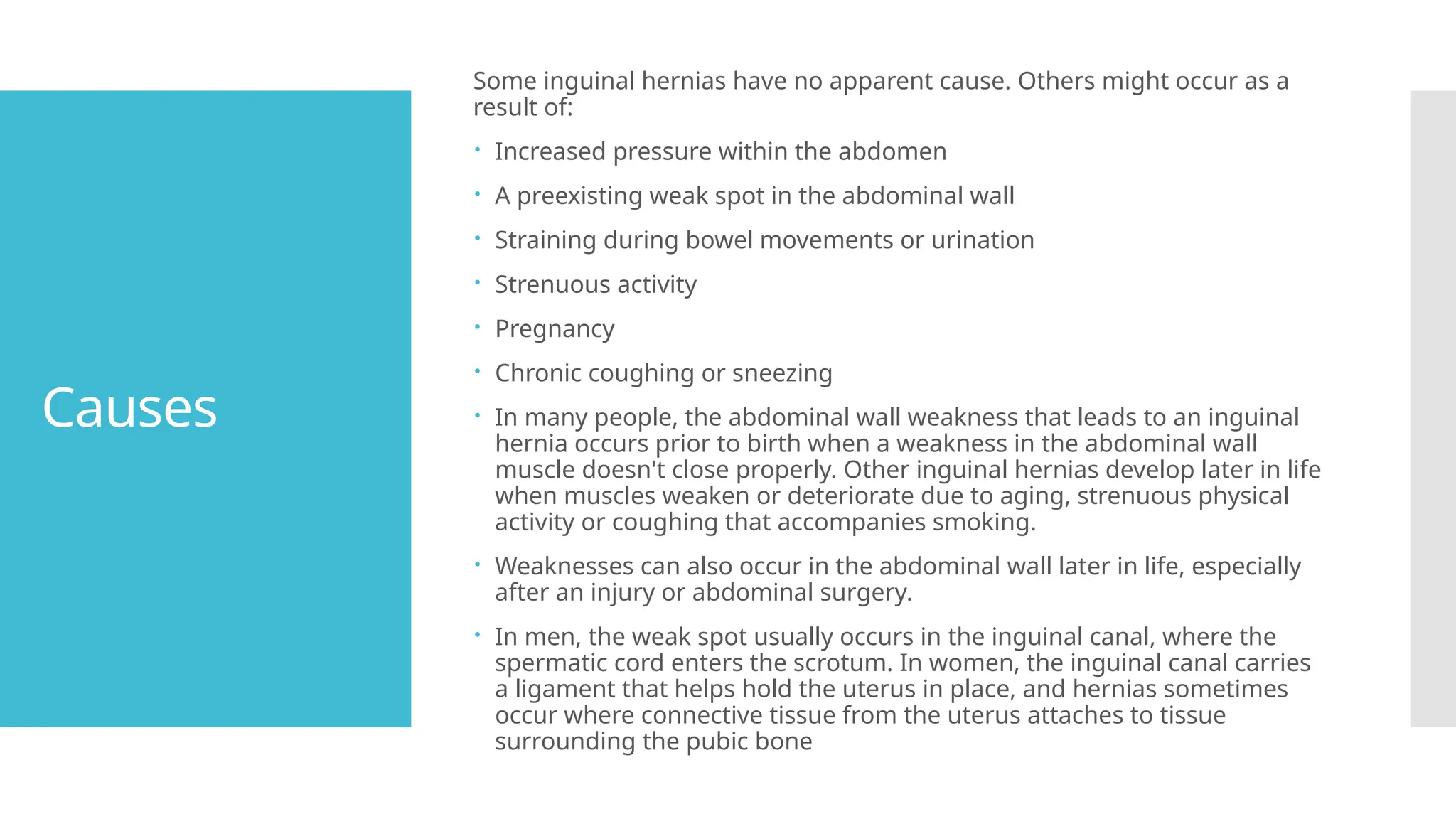 Groin Hernias types history and operations | PPT