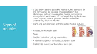 Groin Hernias types history and operations | PPTX