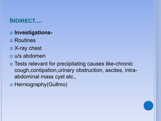 Groin hernias | PPTX