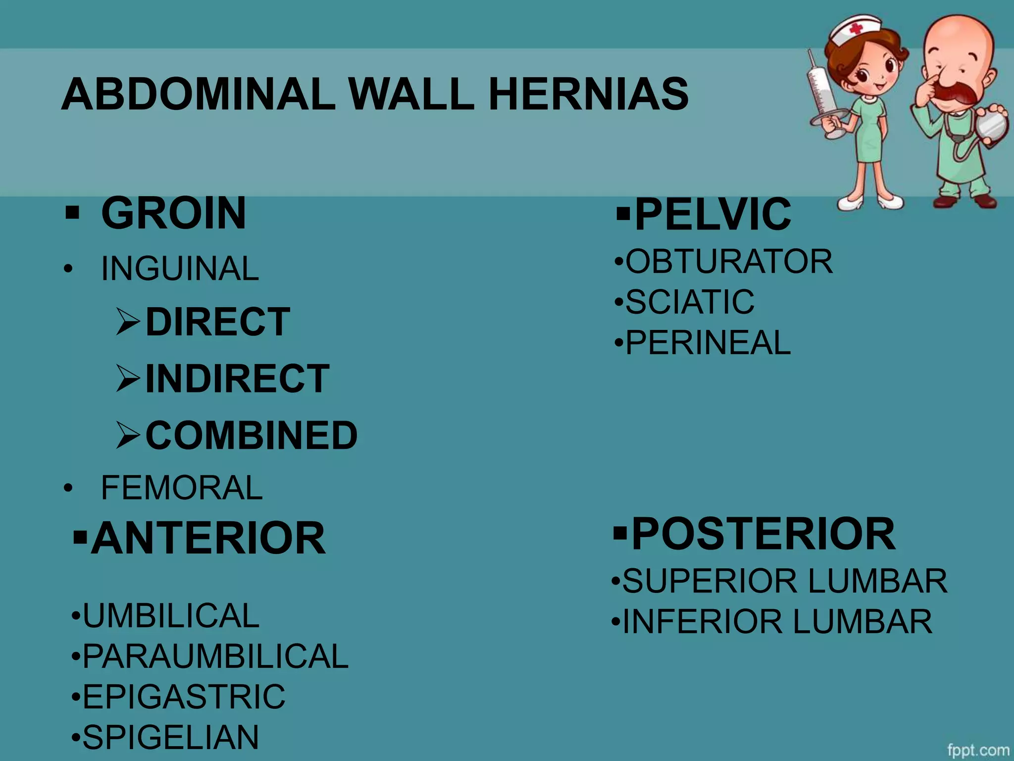 Groin hernias | PPTX