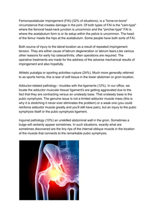 Groin pain therapies | PDF